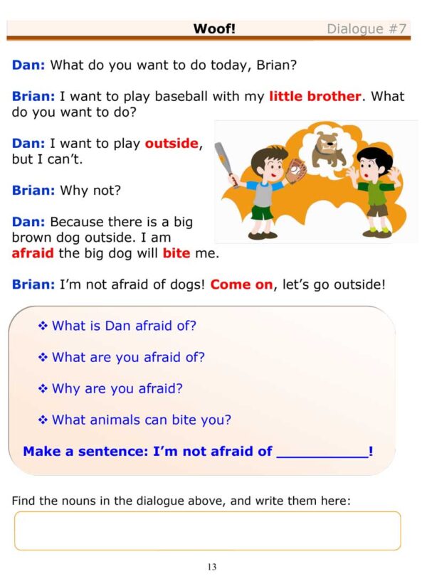 ESL Dialogues - Beginner - Stickyball ESL Lessons