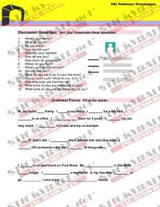 ESL Pathways: Book 1 (Foundations) - Stickyball ESL Lessons
