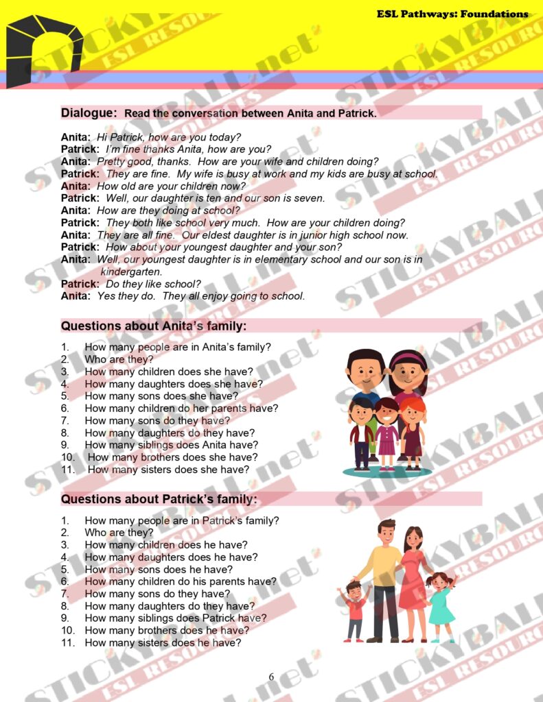 ESL Pathways: Book 1 (Foundations) - Stickyball ESL Lessons