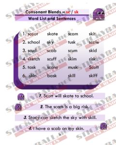 Phonics Monster: Book 4 (Consonant Blends & Digraphs) - Stickyball ESL ...