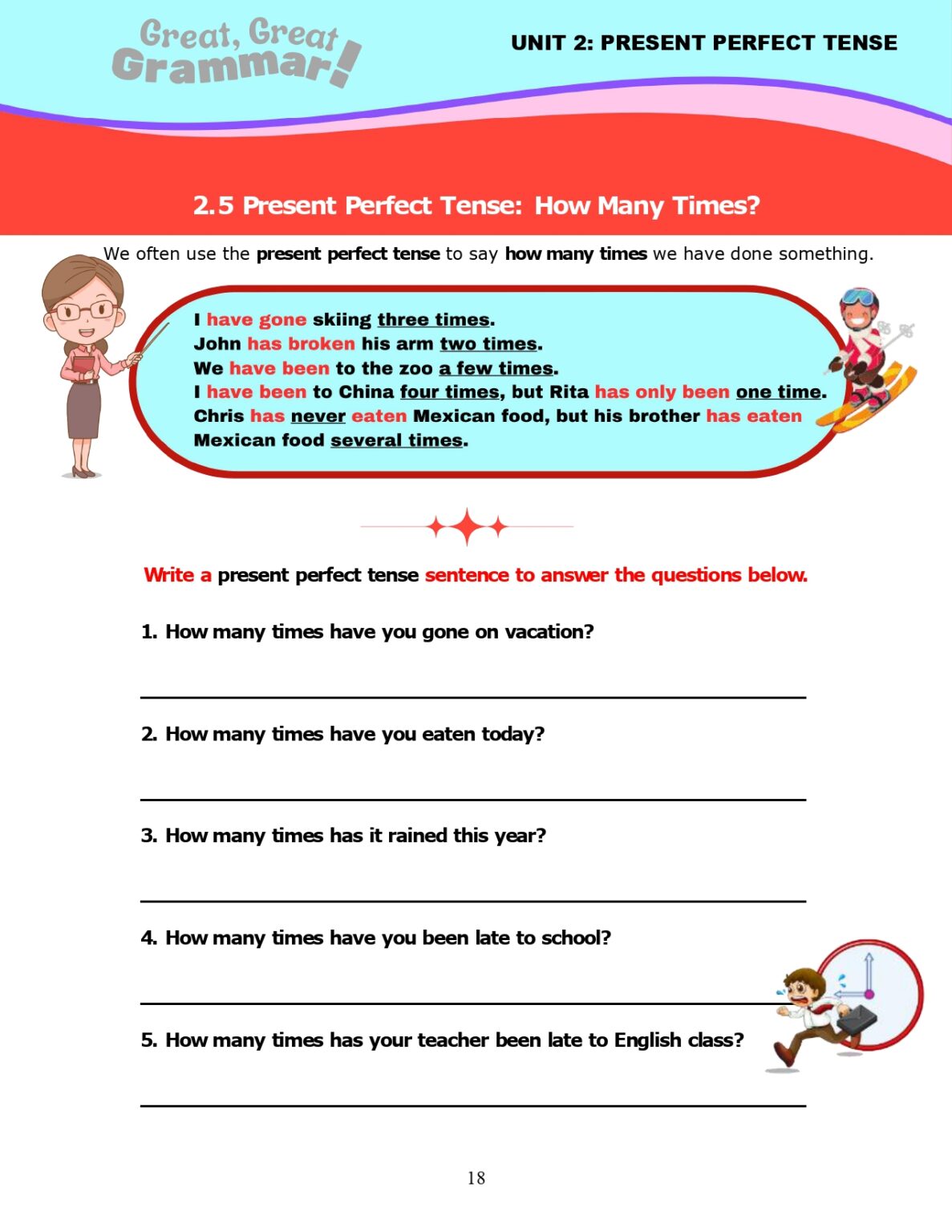 ESL Grammar - Advanced - Stickyball ESL Lessons