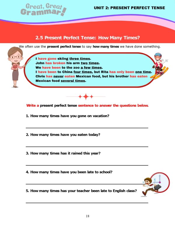 ESL Grammar - Advanced - Stickyball ESL Lessons