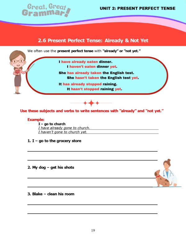 ESL Grammar - Tenses - Stickyball ESL Lessons