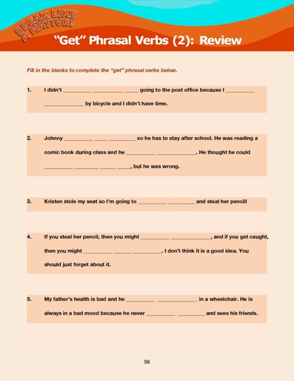 Phrasal Verbs: "Get" - Definitions and Review (Part 2 of 3 ...
