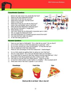 Adult ESL Lessons: Fast Food (Intermediate) - Stickyball ESL Lessons